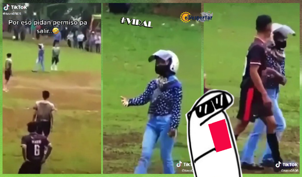 #Viral: Tarjeta roja y te saca tu señora de jugar fuchoo, ¡vas pa juera ...